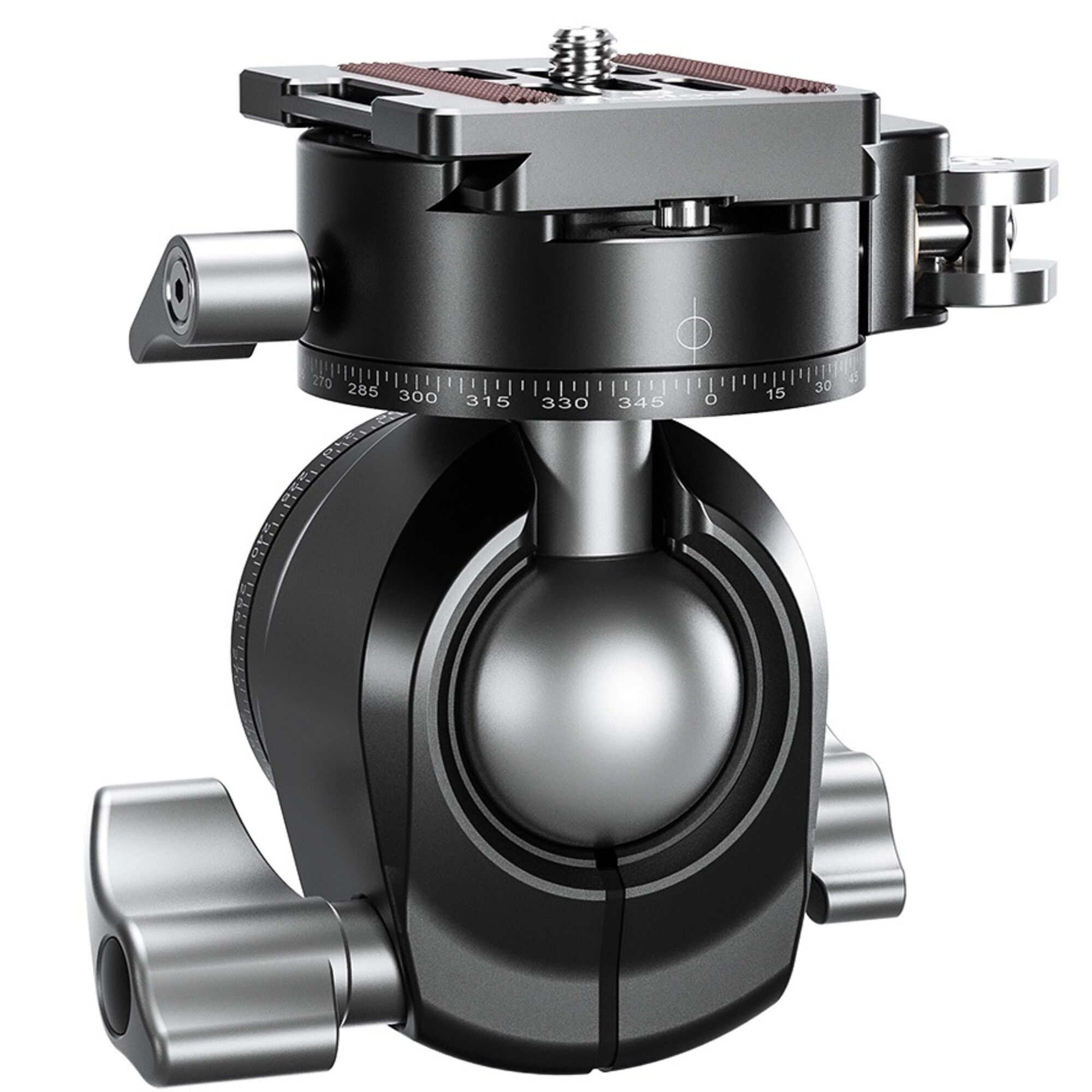 Leofoto Tripod ball-head LH-30PCL, dual panorama function + NP-60 quick ...